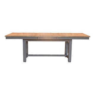 Port Townsend 68" - 88" Trestle Table w/ Leaf - Transitional - Dining ...