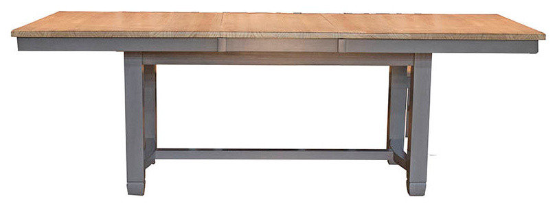 Port Townsend 68" - 88" Trestle Table w/ Leaf - Transitional - Dining ...