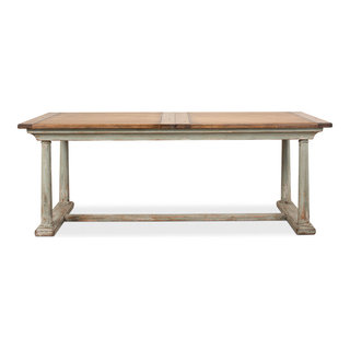 Amelia 2 Tone Rectangle Extendable Dining Table - French Country ...