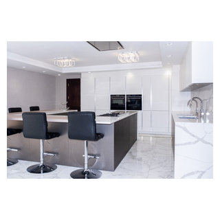 Industrial Kitchen Design in Stanmore, London by Kudos Interior Designs ...