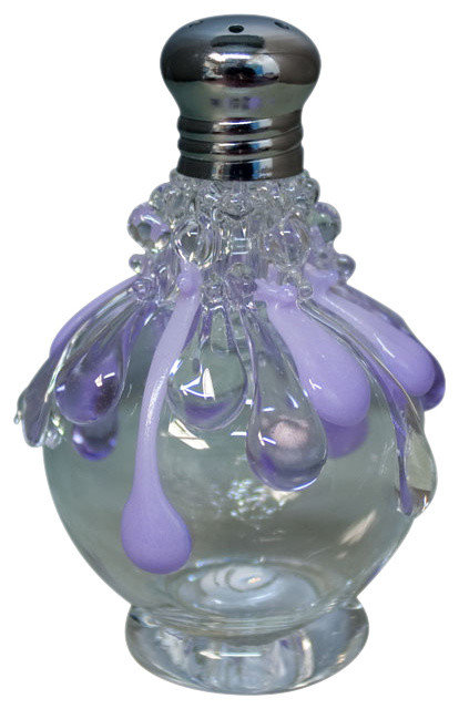 Applique Icicle Purple Salt and Pepper Shaker Set - Contemporary - Salt ...