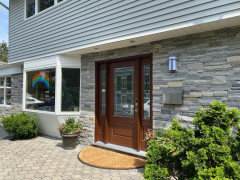 Off-center front door