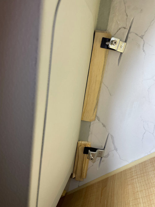 Undermount sink installation, SHIMS?