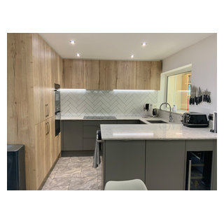Warm Scandi Kitchen with classic elements - Scandinavian - Kitchen ...