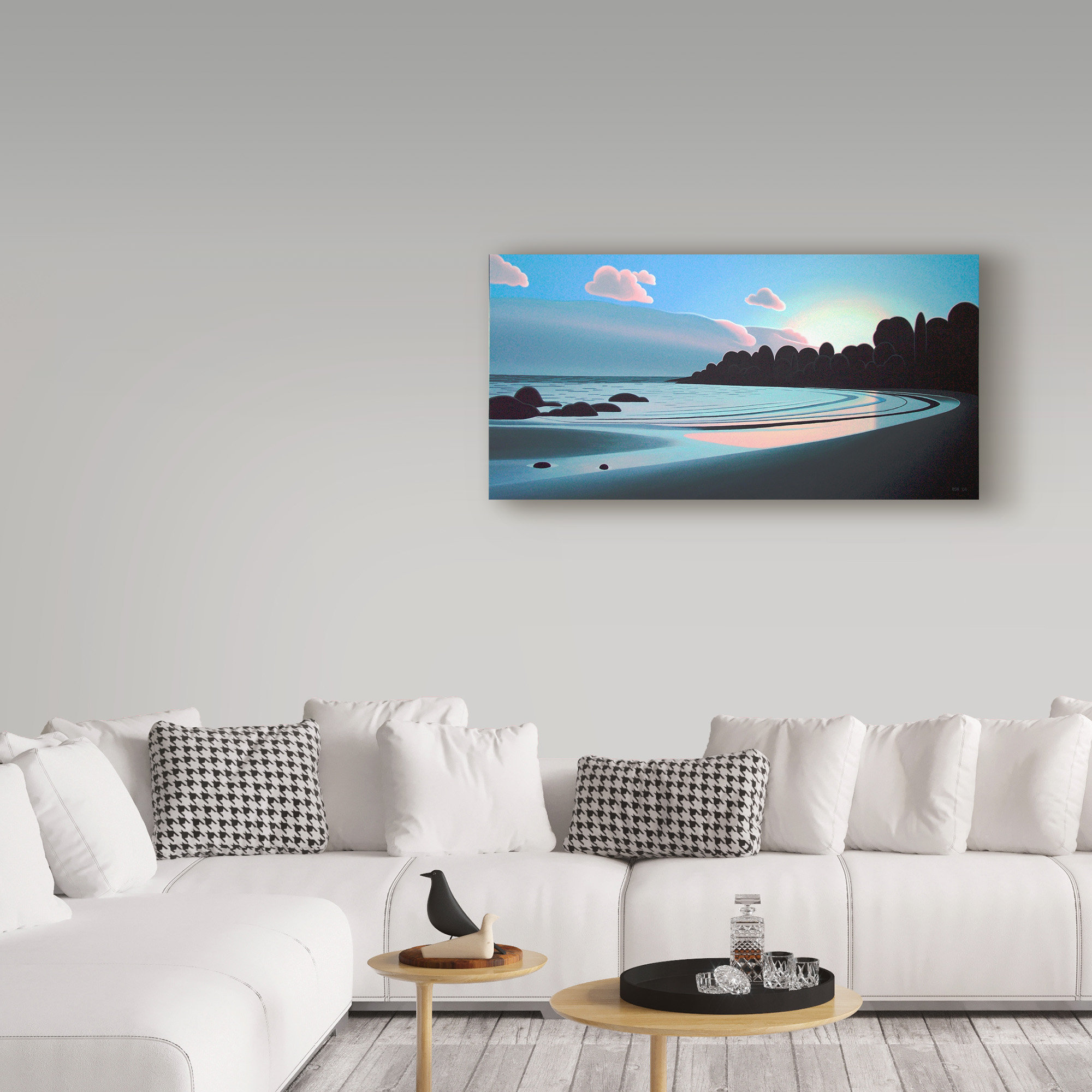 Ron Parker 'Evening Light' Canvas Art, 47"x24" - Beach Style - Prints ...