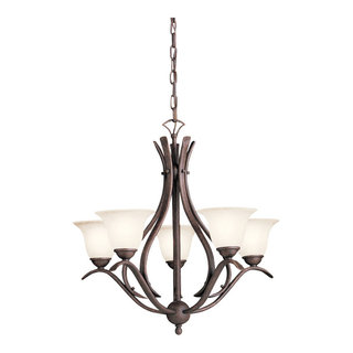 Kichler Dover Five Light Up Chandelier - Traditional - Chandeliers - by ...