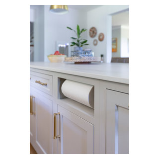 Built-In Paper Towel Holder - Transitional - Kitchen - New York - by ...