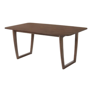 Modrest Jordan Modern Walnut Dining Table - Modern - Dining Tables - by ...