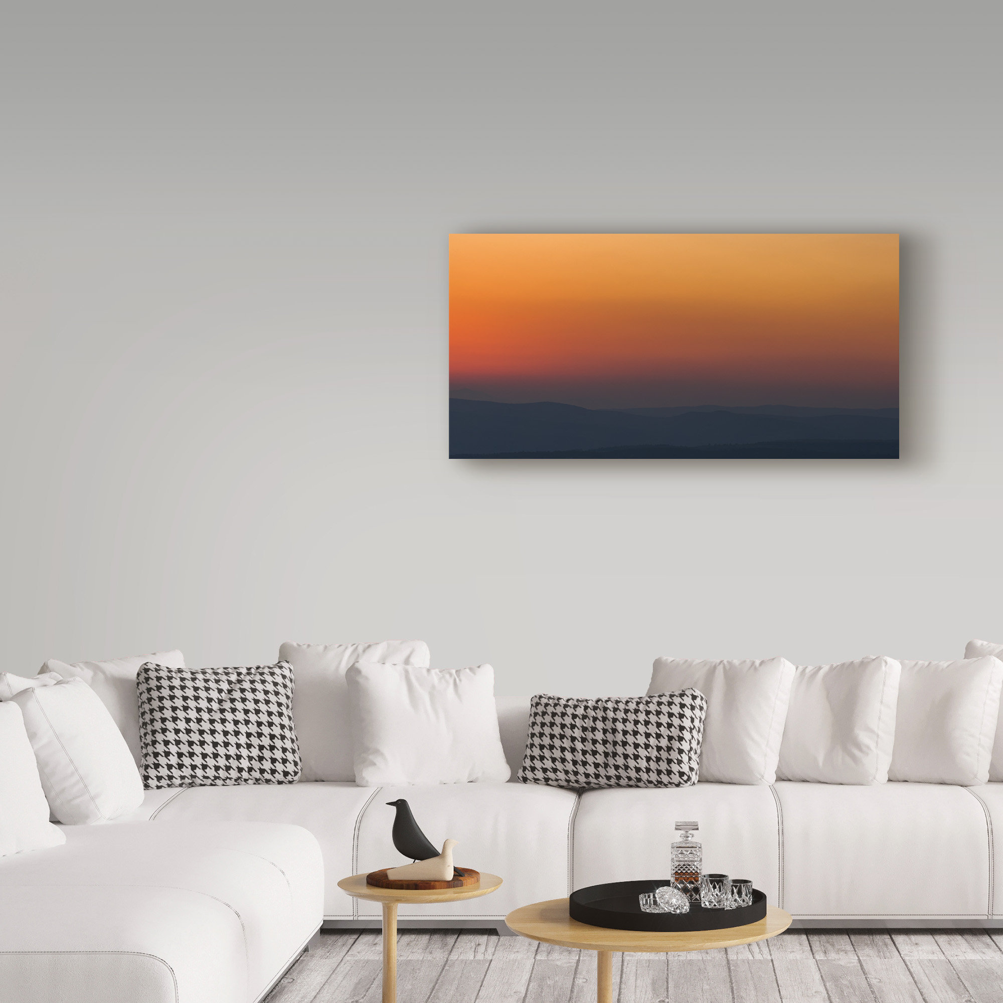 Brenda Petrella Photography Llc 'Burke Sunset' Canvas Art, 32"x16 ...