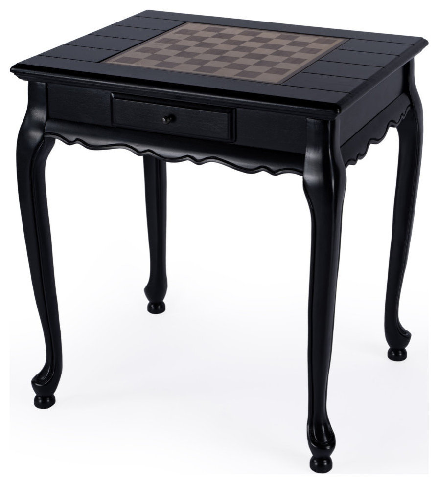 Butler Specialty Company Bannockburn 29" W Rectangular Game Table, Black - Game Tables - by ...
