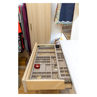 Beautiful Rockville Primary Closet for Her - Contemporary - Closet - DC ...