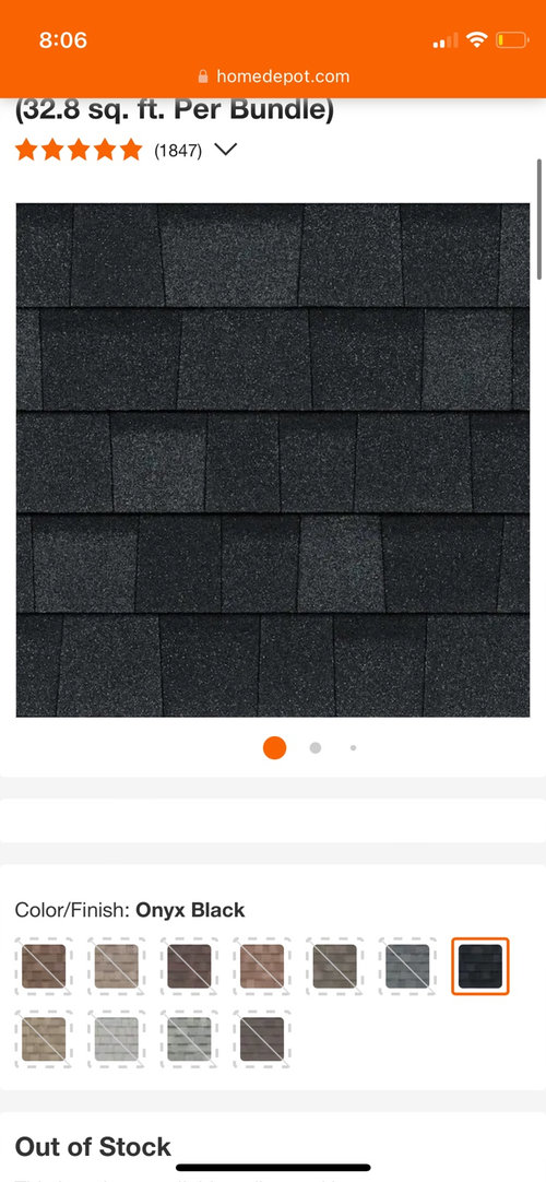 help me decide on shingle color. Williamsburg grey or onyx black ...