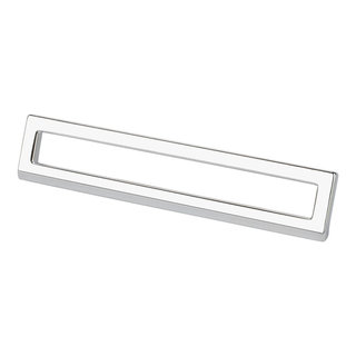 Bent Rectangular Pull, 128/160mm - Contemporary - Cabinet And Drawer ...