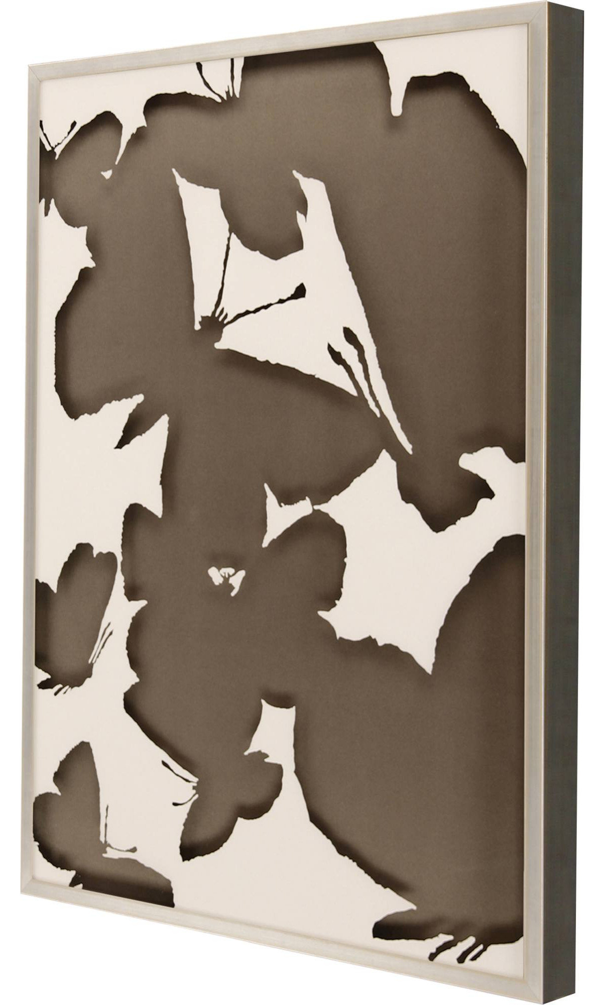 Monochrome Flutter II - Contemporary - Mixed Media Art - by Paragon ...