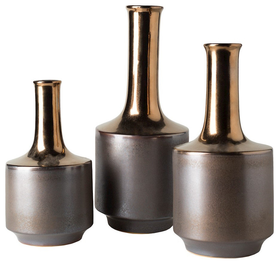 Harding Vase Set by Surya - Transitional - Vases - by HedgeApple | Houzz