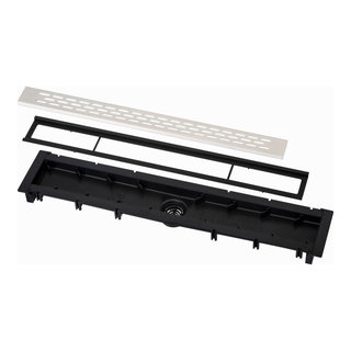Goof Proof Linear Drain Grate Assembly - Contemporary - Tub And Shower ...