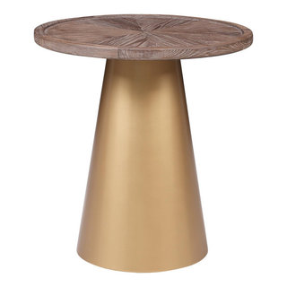 Burnham Home Patrick Corner Table, 19" - Contemporary - Side Tables And ...
