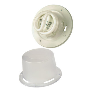 Craftmade Keyless Socket w/ Cover in White, 5.000 - Transitional ...