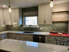 Hanstone Le Blanc Quartz Counters / backsplash options