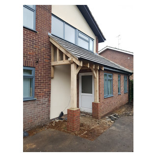 Oak Frame Lean To Porch 1 - Traditional - Entry - Oxfordshire - by ...