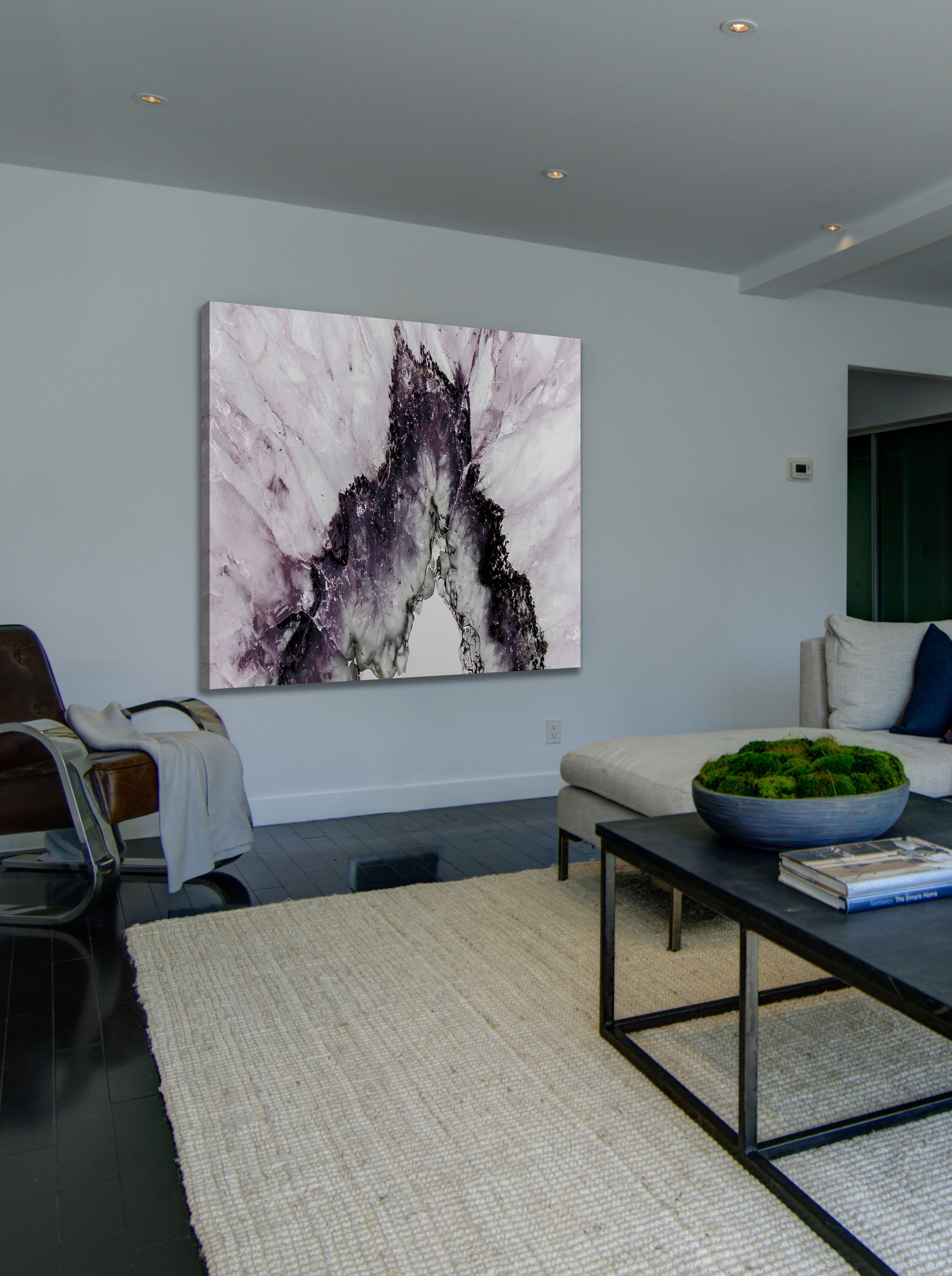 "Jagged Peak" Artwork, 48"x48" - Contemporary - Prints And Posters - by ...