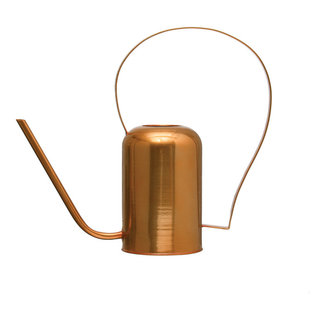 Modern Metal Watering Can, Copper - Contemporary - Watering Cans - by ...
