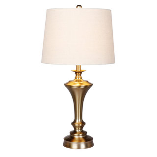 Metal Narrow Urn Table Lamp - Traditional - Table Lamps - by HedgeApple ...