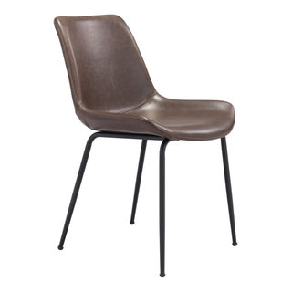Byron Dining Chair, Set of 2, Brown - Dining Chairs - by VirVentures ...