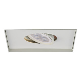 Low Voltage Multiple Single Light Invisible Trim, White - Recessed ...