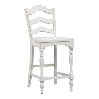 Ladder Back Counter Chair (RTA) - French Country - Bar Stools And ...