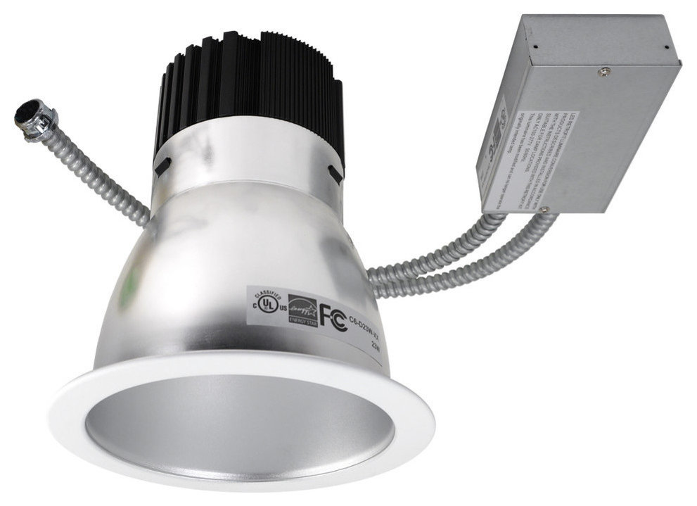 8" Commercial LED Recessed Downlight Retrofit Kit, 3000 Lumens, 40 ...