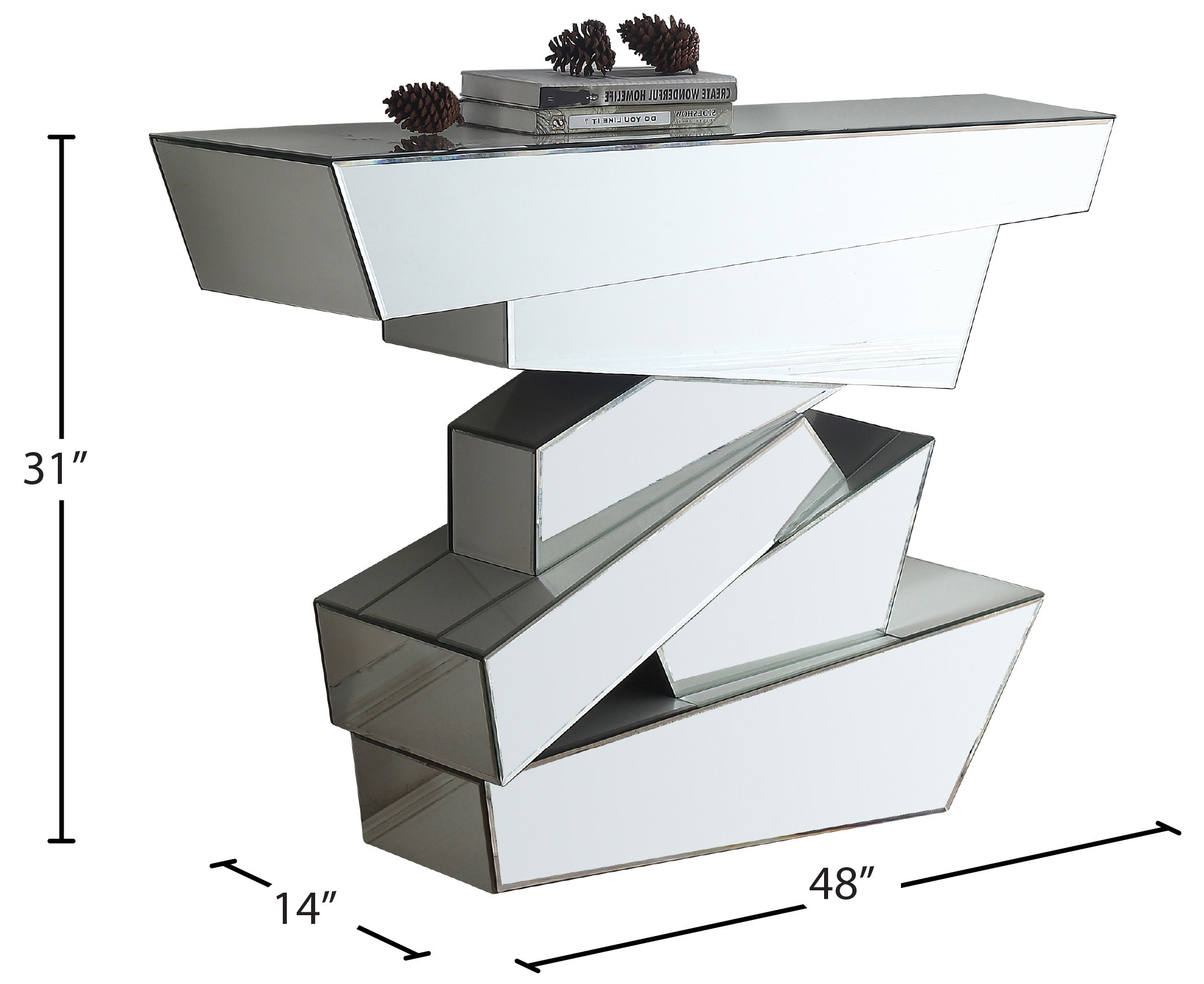 Jade Console Table - Contemporary - Console Tables - by HedgeApple | Houzz