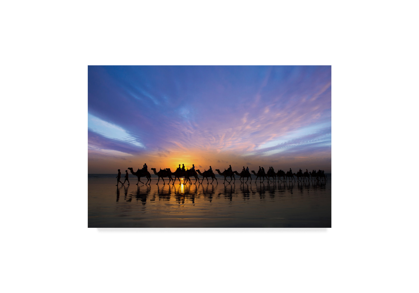 Renee Doyle 'Sunset Ride' Canvas Art, 19"x12" - Contemporary - Prints ...