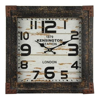 Yosemite Home Decor Time Track Wall Clock - Industrial - Wall Clocks ...
