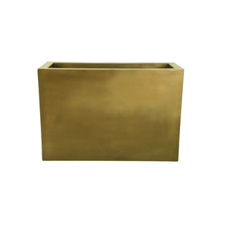 Monsoon Planter, 36"x 14"x 24" - Contemporary - Outdoor Pots And ...