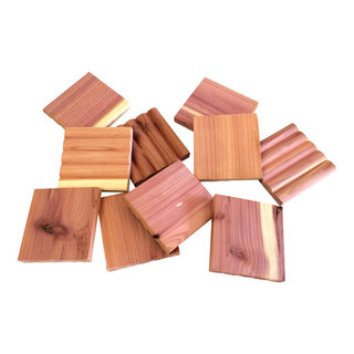 Aromatic Cedar Grooved Blocks Volume Pack (36 pieces) - Contemporary ...