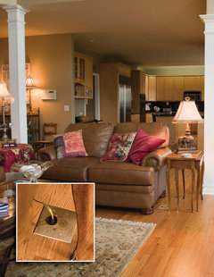 Need help picking the location of a floor outlet! Open Floor Plan