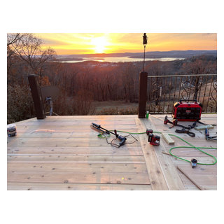 Masters Touch - Custom Cedar Oasis Deck - Rustic - Deck - Other - by Masters Touch Construction ...