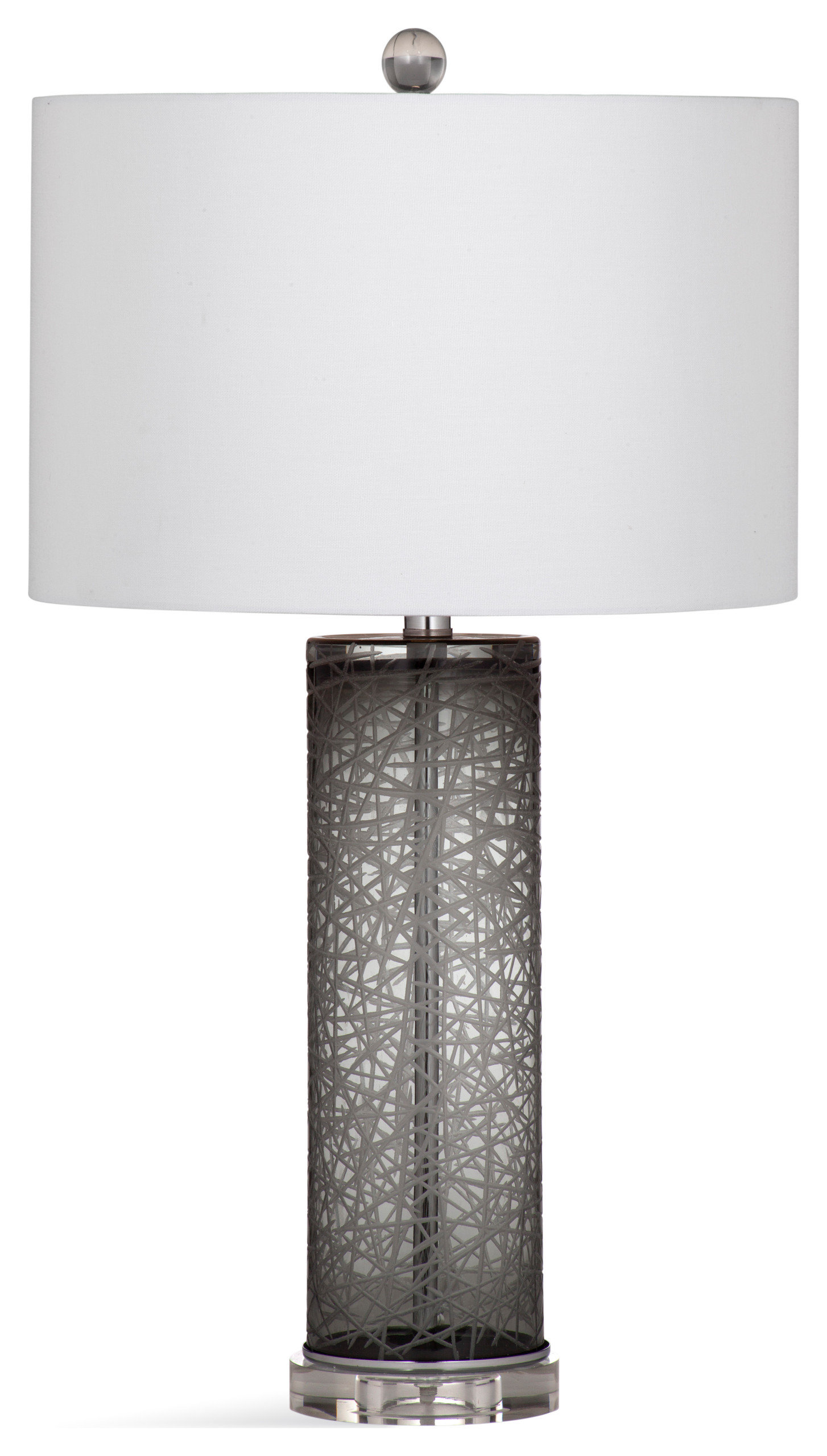 Danbury Table Lamp - Smoke - Transitional - Table Lamps - by Bassett ...