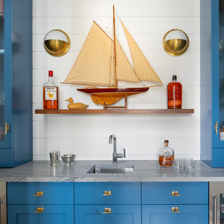 75 Beautiful Shiplap Home Bar Pictures & Ideas | Houzz