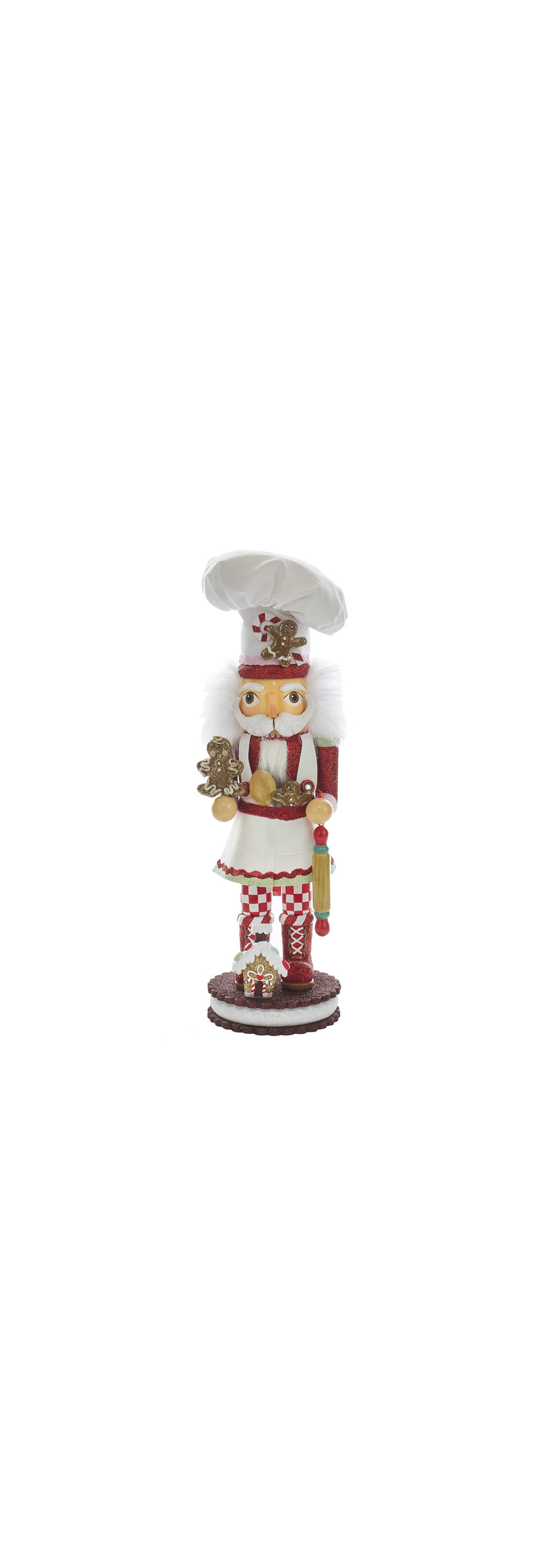 Kurt Adler 15" Gingerbread Chef Nutcracker, 15" - Contemporary - Holiday Accents And Figurines ...