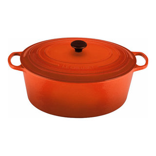 Le Creuset 15 1/2 Qt. Signature Goose Pot - Flame - Traditional - Dutch ...