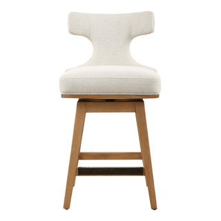 Uttermost Ivanna Brass Moss Counter Stool - Contemporary - Bar Stools ...