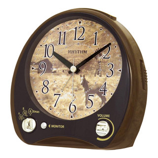 Harmonic Morning Melody Alarm Clock by Rhythm - Farmhouse - Desk And ...