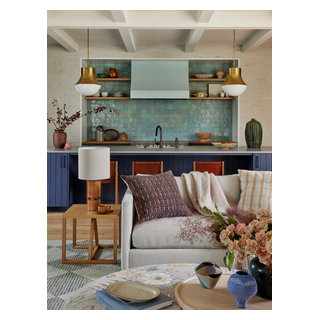 Playful Patterned SoCal - Beach Style - Kitchen - Orange County - by ...