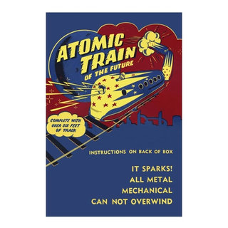 "Atomic Train of the Future" Digital Paper Print by Retrotrans, 17"x24 ...