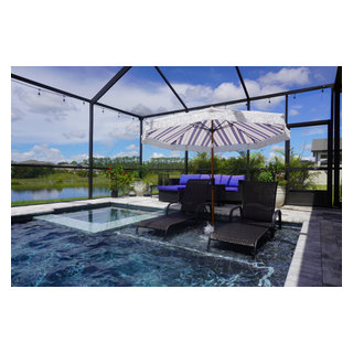 Limited Space Pool Construction - Beach Style - Pool - Tampa - by A ...