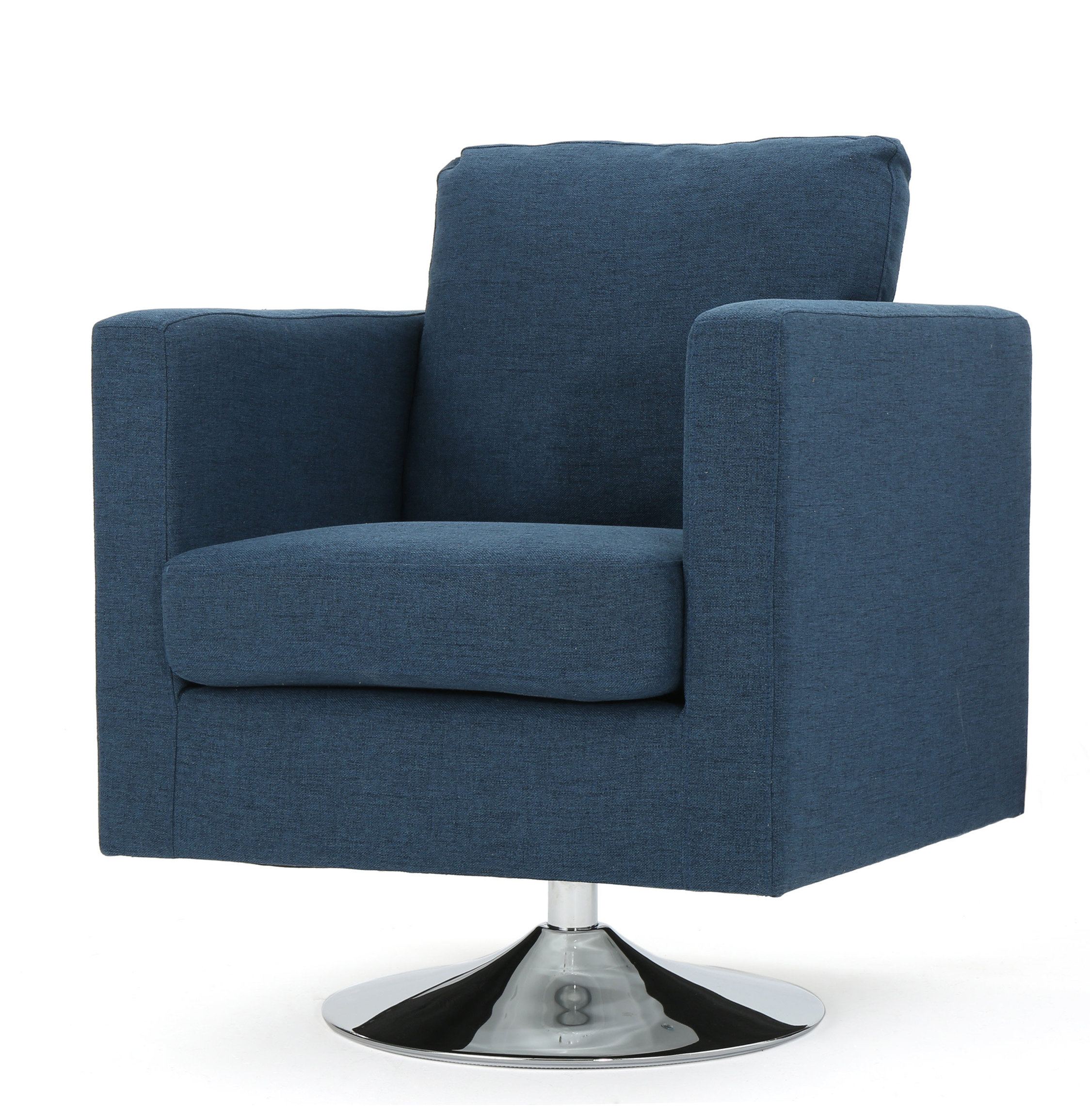 GDF Studio Hahn Mid Century Modern Swivel Armchair - Contemporary ...