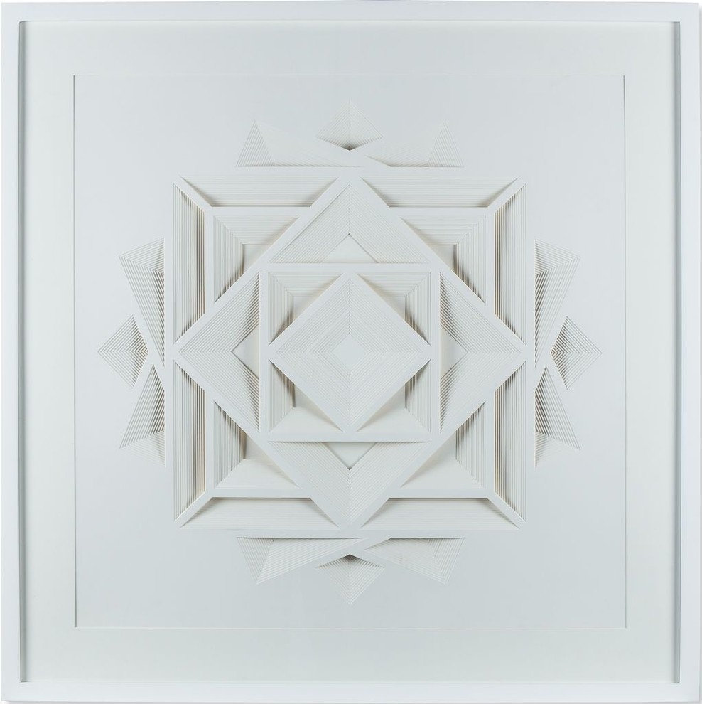Resource Decor Geometric Shadow Box, Style B - Contemporary - Wall ...