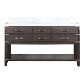Woodhaven Bath Vanity, 60" Double Sink - Bathroom Vanities And Sink ...